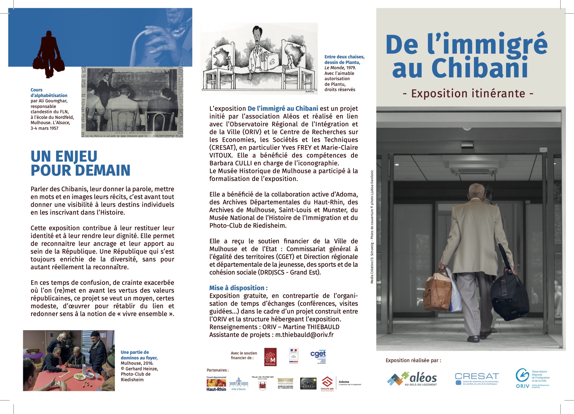 Exposition "De l'immigré au Chibani" - Coopérative Chibanis